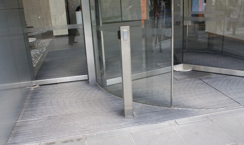 Recessed Floor Grill, Serrated T Bar - For Building Entrances – Mat ...